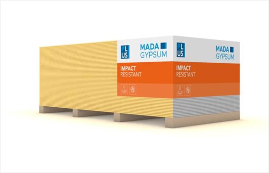 Mada Plus Impact Resistant Plasterboard - madagypsum