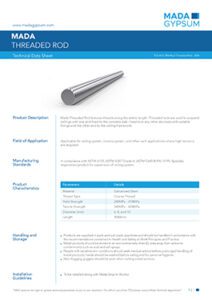 Threaded Rod - madagypsum