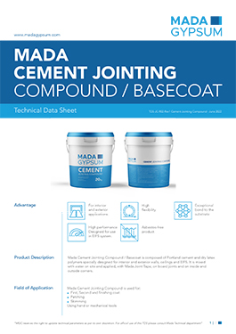 TDS/MSDS Compounds - madagypsum