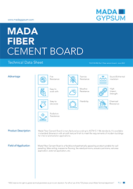 TDS/MSDS Fibre Cement - madagypsum
