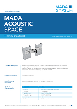 TDS/MSDS Brackets Clips Clamps - madagypsum