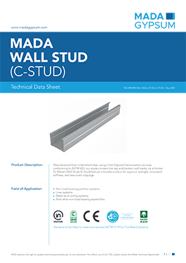 TDS/MSDS Stud - madagypsum